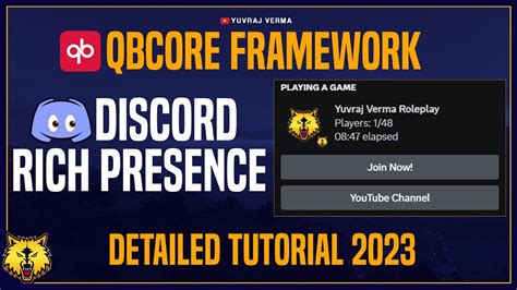 Qbcore Framework Rich Presence Fivem Discord Rich Presence Fivem Tutorial 2023 Qbcore
