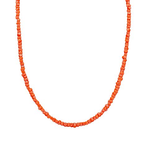 Coral Bead Necklace Gz Nw 4569 Gertrude Zachary