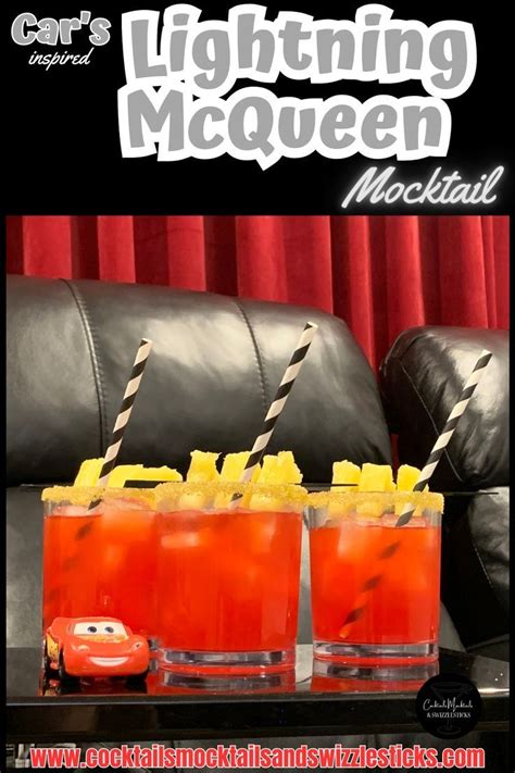 This Image Shows Three Red Drinks With A Yellow Rim Pineapple Garnish
