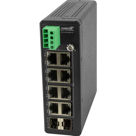 Transition Networks Sistp1040 382b Lrt Unmanaged Hardened Gigabit Ethe