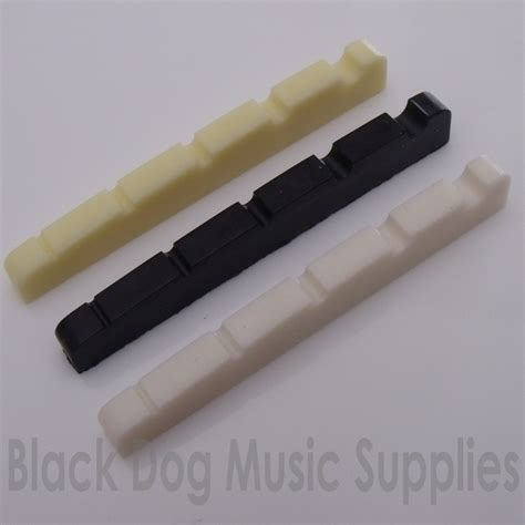 5 String Bass Top Nut 45mm In Black White Or Ivory