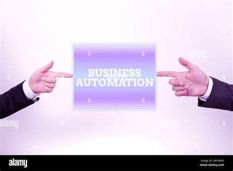 Inspiration Showing Sign Business Automation Word Written On For Digital Transformation