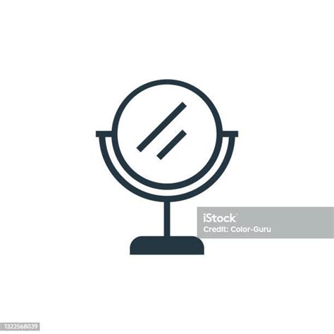 미러 아이콘입니다 웹 사이트 디자인 및 모바일 앱 개발 인쇄를위한 글리프 미러 아이콘 흰색 배경에 격리 된 가구 컬렉션의 거울 아이콘 가구에 대한 스톡 벡터 아트 및 기타