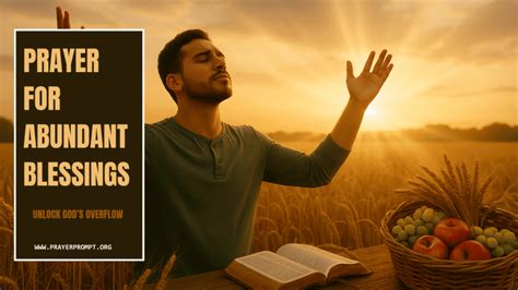 Prayer For Abundant Blessings