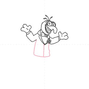 How To Draw The Great Gonzo In (15) Easy Steps For Kids