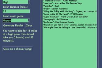 Sustainify A Spotify Playlist Generator Devpost
