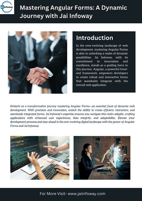 Mastering Angular Forms A Dynamic Journey With Jai Infoway By Intelligent Block Nov 2023