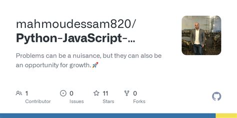 Github Mahmoudessam Python Javascript Programming Exercises