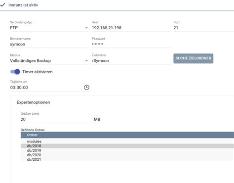Modul Backup Ftp Ftps Sftp Php Module Diskussion Ip Symcon