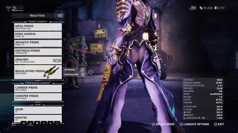 Mesa Prime Was Nerfed Before Release Before And After Rwarframe