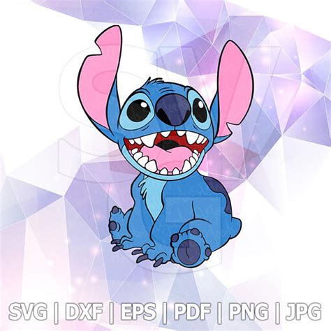 Lilo Stitch Svg File Design Dxf Vector Format Cricut Iron On Layered