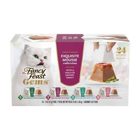 Fancy Feast Gems Tuna Mousse Paté Variety Pk Wet Cat Food Purina Us