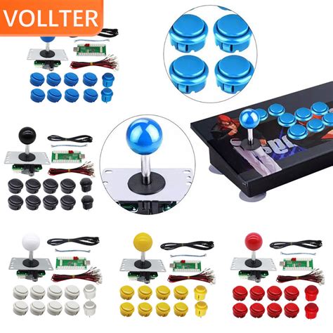 Arcade Joystick Replaced Part Gaming Buttons Fine Workmanship DIY Prop
