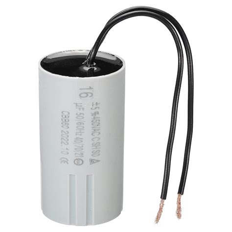 Patikil Cbb Uf Running Capacitor Ac V Wires Hz Cylinder
