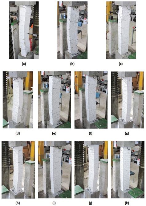 Modes Of Failure Of Specimens After The Experiment Of Compression Download Scientific