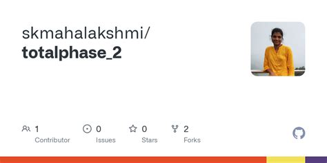 github skmahalakshmi totalphase 2