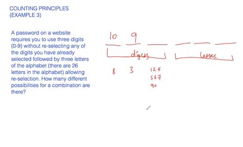 Counting Principles Overview Numerade