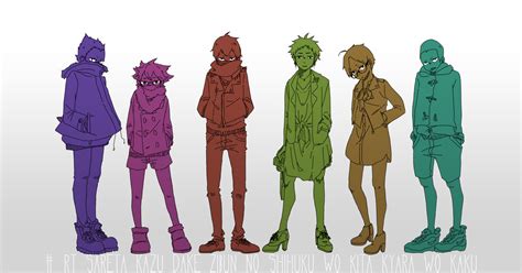 ハイキュー Rtされた数だけ自分の私服を着たキャラを描く Osotoのマンガ いわちゃんww 待って岩ちゃんの隣誰