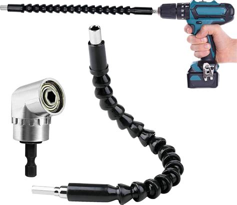 1 4 Flexible Drill Bit Extension 2pcs Bendable Drill Bit Extension And Screwdriver Attachment