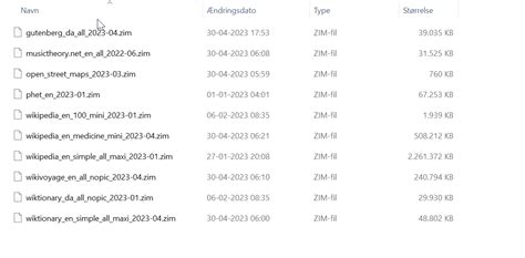 Kiwix Desktop On Windows Does Not Recognize Zim Files In Directory