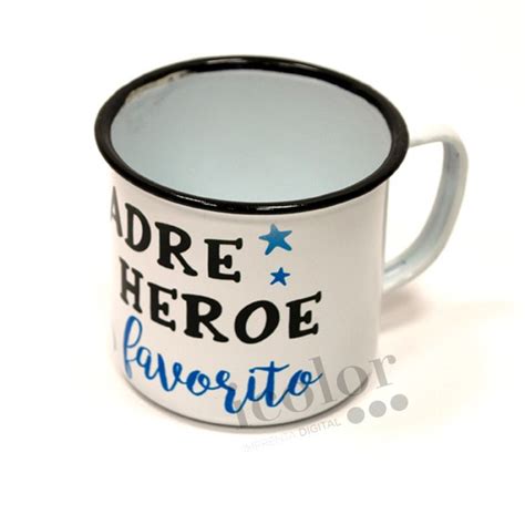 Taza Mi Padre Es Mi Heroe Vintage Bonito Regalo Para El Día Del Padre