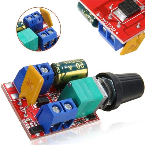 Mạch điều Tốc động Cơ Dc Pwm 5a 3 35v Dùng điều Khiển Tốc độ Motor Chỉnh độ Sáng đèn Led Led