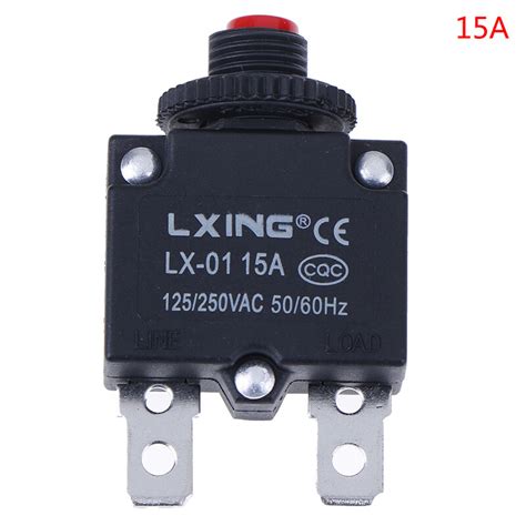 Circuit Breaker Overload Protector Switch Fuse 3a 4a 5a 6a 8a 10a 15a