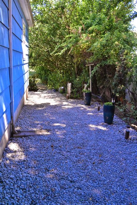 Dahlia Inspirations Diy Pebble Path Side Yard