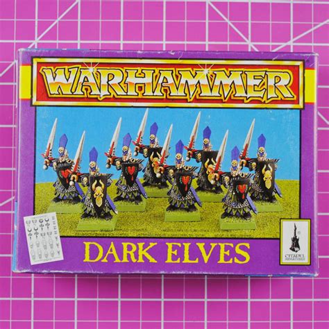Classic Warhammer Dark Elves Plastic Oop Games Workshop Citadel Elf