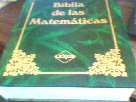 Vendo La Biblia De Las Matemáticas Lexus Foros Perú