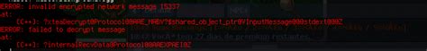 Erro No Otcv Error Invalid Encrypted Network Message Otcv8 E Tfs 0