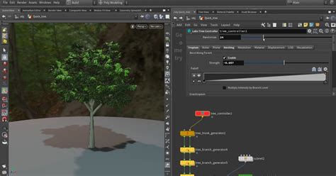 Houdini Tutorial Tree Generator Workflow