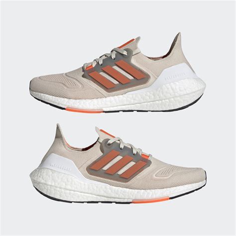 Adidas Ultraboost 22 Aluminium Impact Orange Core Black Gx6643