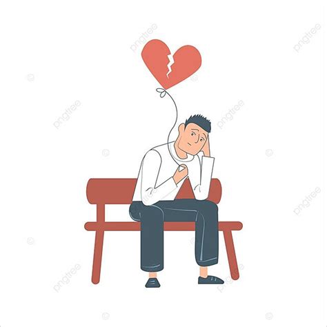 一個悲傷的人 心碎 感到不快樂的情緒 向量 感觉 不開心 感情向量圖案素材免費下載，png，eps和ai素材下載 Pngtree