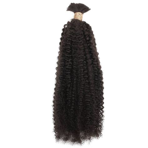Afro Kinky Bulk Human Hair Extensions Bundle Bliss Boutique