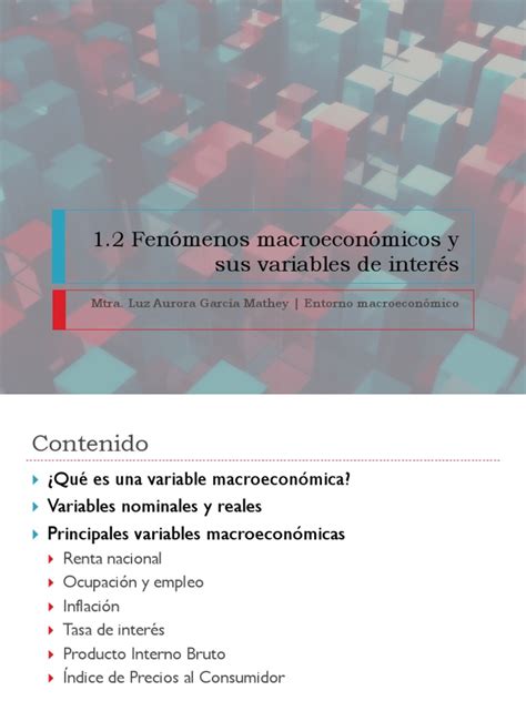 Variables Macroeconómicas Clave Pdf Inflación Producto Interno Bruto
