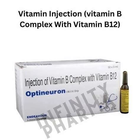 Vitamin Injection Vitamin B Complex With Vitamin B12 At ₹ 150box In