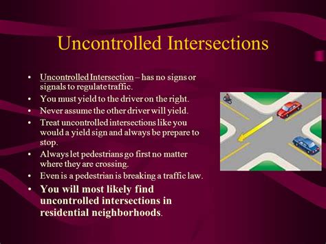 uncontrolled intersection