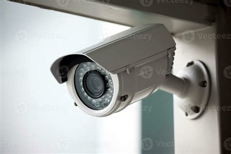 Modern Cctv Camera Security System For Protectiongenerative Ai