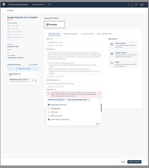 Introducing The Freddy Ai Enhanced App Submission Flow With The New App Categorization Framework
