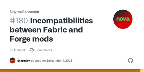Incompatibilities Between Fabric And Forge Mods Sinytra Connector Discussion 180 GitHub