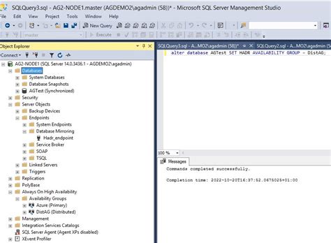 distributed availability group across different domains notes on sql