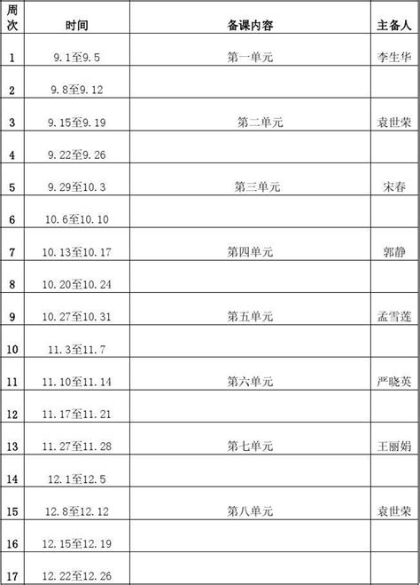 二年级语文组集体备课计划word文档在线阅读与下载无忧文档