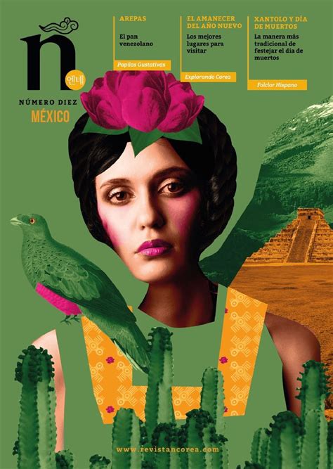 Portada para México versión dos Diseño gráfico cubierta revista