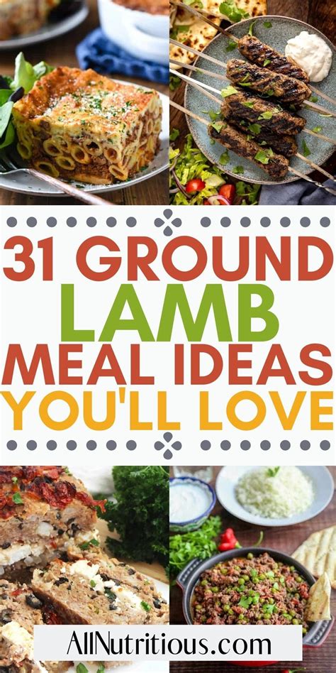 31 Easy Ground Lamb Recipes Anyone Can Cook Ground Lamb Recipes Lamb
