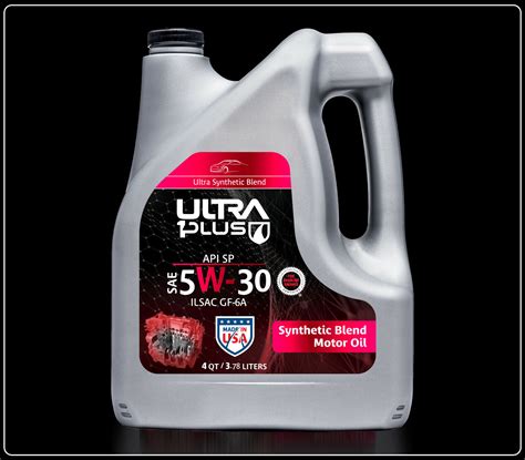 Ultra1plus Sae 5w 30 Synthetic Blend Api Sp Ilsac Gf 6a Gallon 4 Qts