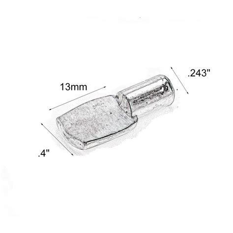 Metal Shelf Clip With Sleeve 1 4 Richelieu Hardware
