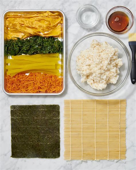 Kimbap Recipe Ingredients