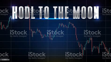 크루토 통화 시장 Hodl의 추상적 배경 또는 달과 기술 분석 차트 그래프에 개최 암호화폐에 대한 스톡 벡터 아트 및 기타