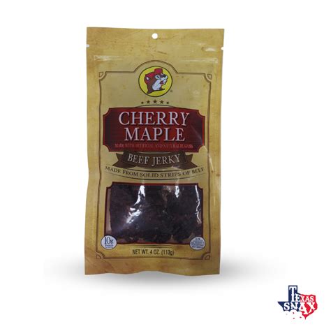 Buc Ees Cherry Maple Beef Jerky